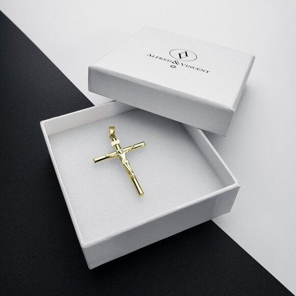 Alfred & Vincent | Jewelry | Jesus Inri Crucifix Catholic Christian ...
